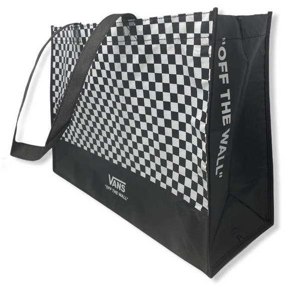 Vans | Accessories | Vans Off The Wall Reusable Large Blackwhite ...